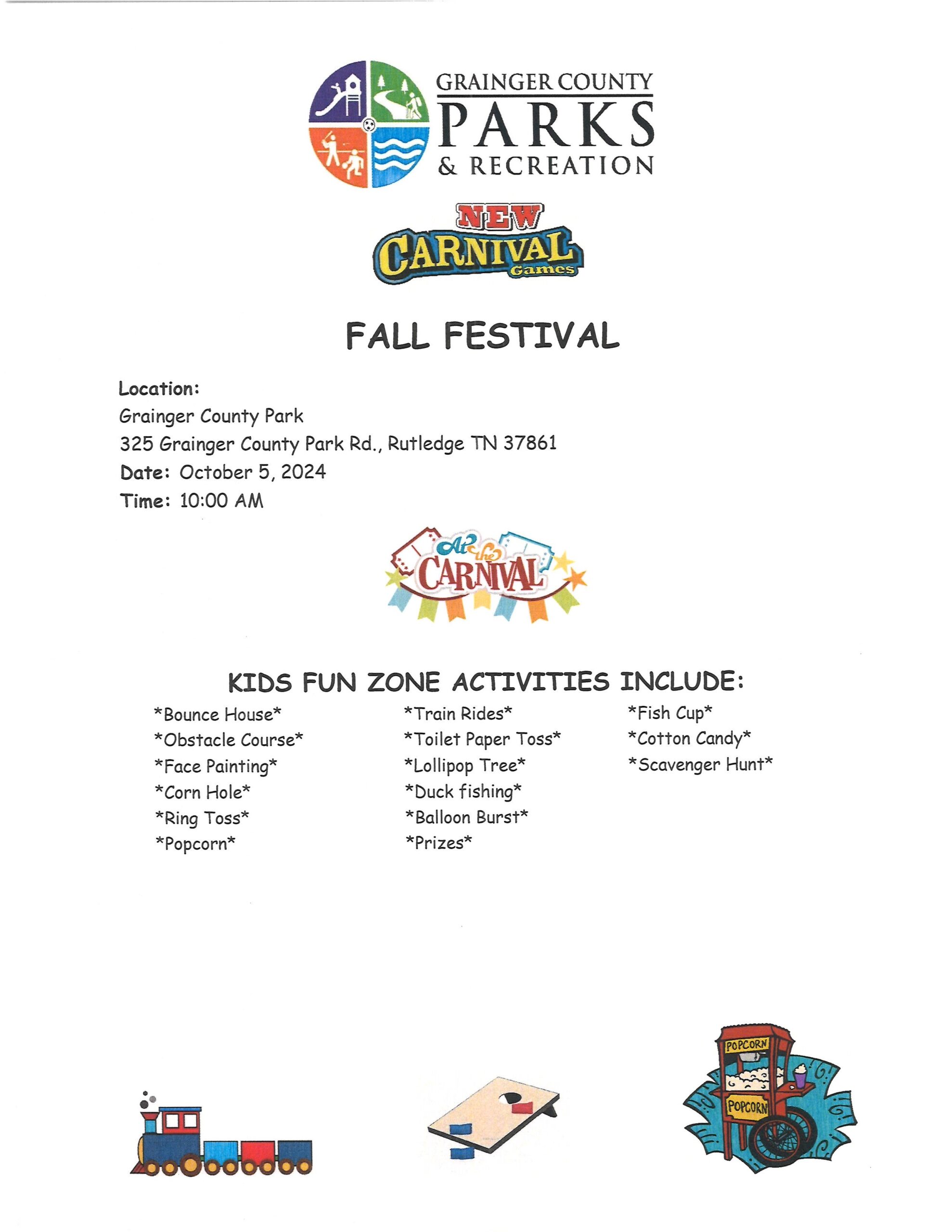 Fall Festival – Grainger County Tennessee Parks & Recreation